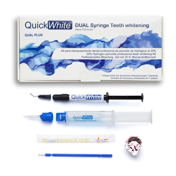QuickWhite Dual Syringe - system do wybielania > QUICKWHITE